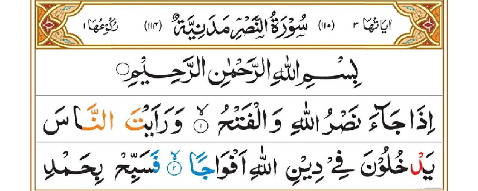 Surah An Nasr - Barkate Raza